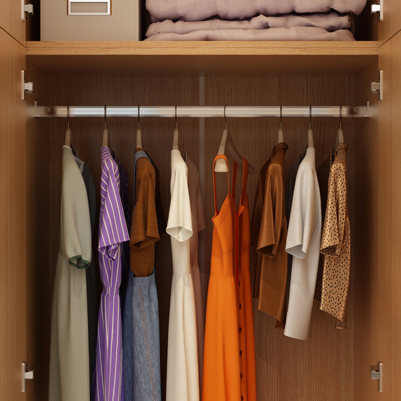 126 Wide Multi Door Combo Wardrobe With 4 Drawers